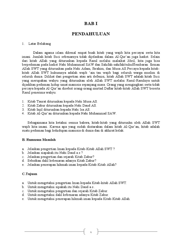 The Four Sacred Scriptures in Islam | PDF