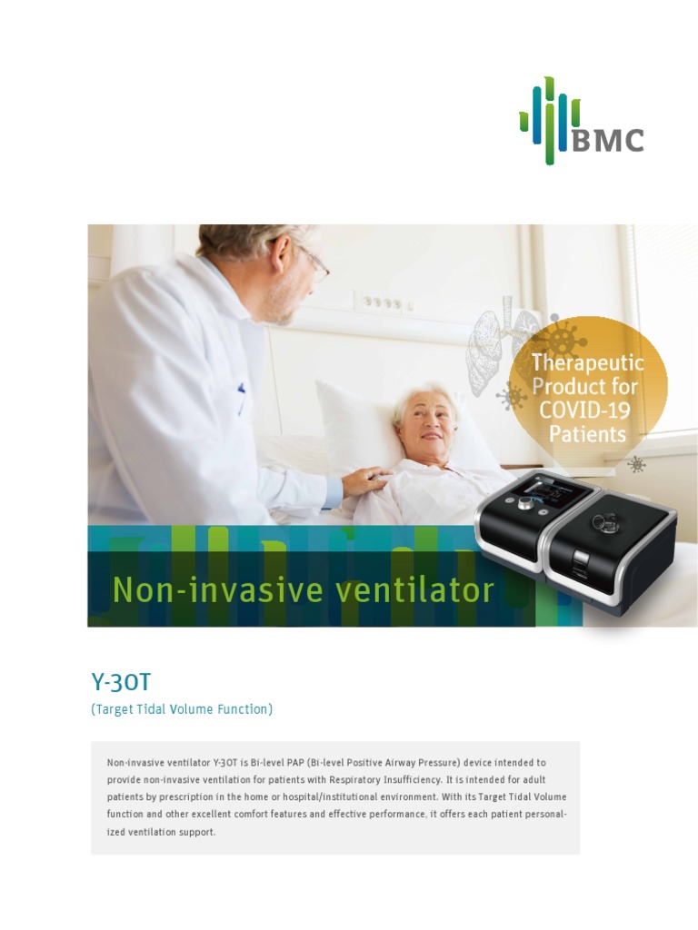 BMC Y-30T-Non-invasive Ventilator | PDF | Medicine | Pulmonology
