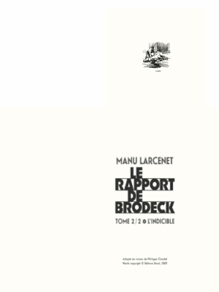Brodeck BD Partie 2 | PDF