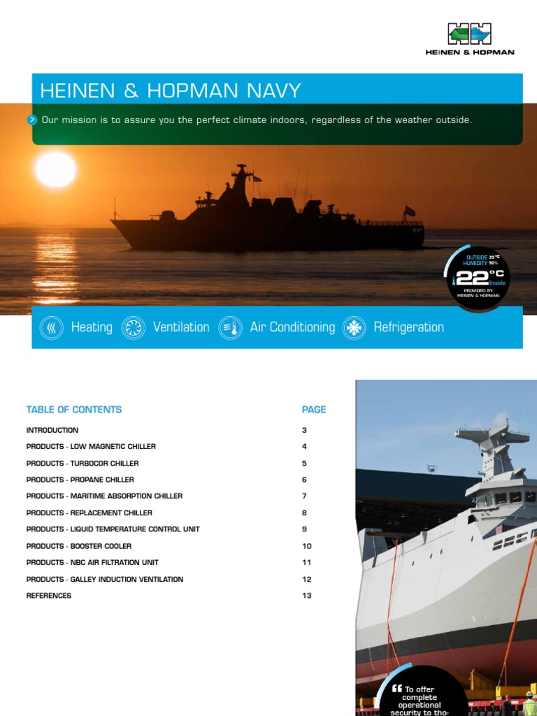 Marine Hvac For Navy Vessels Heinen Hopman 2 1492762440 | PDF ...