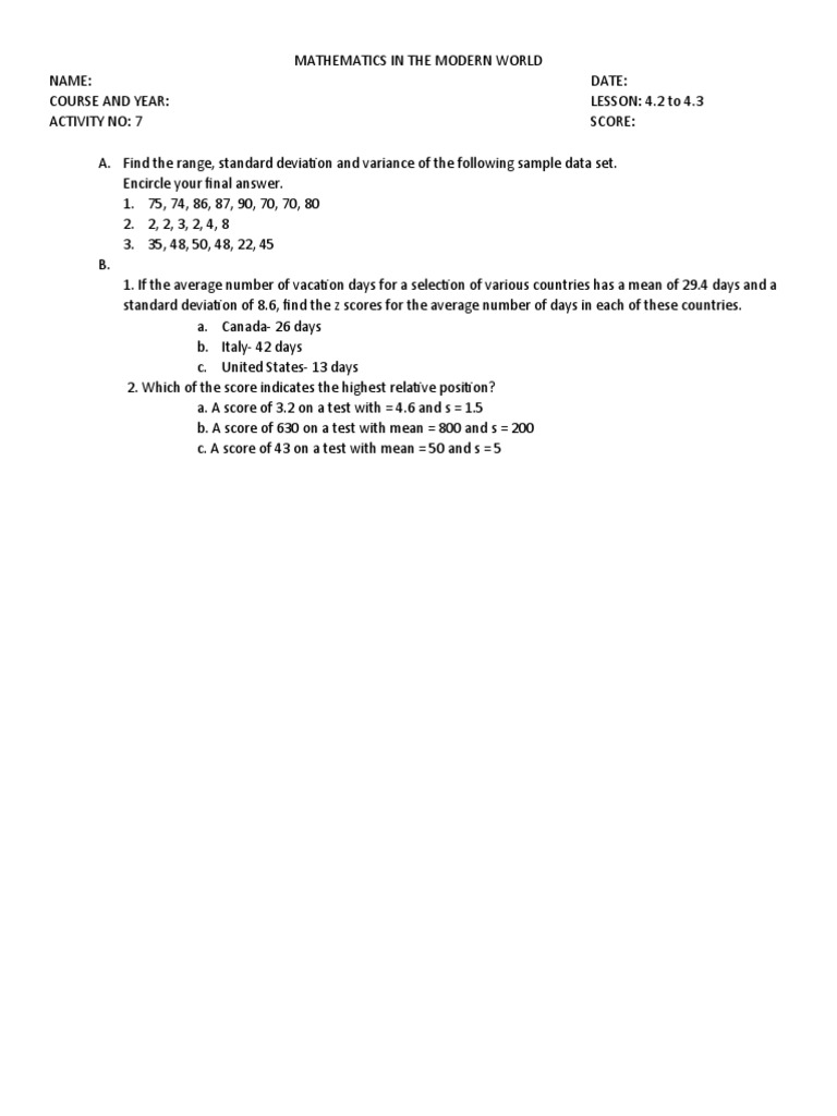 Activity 7. | PDF