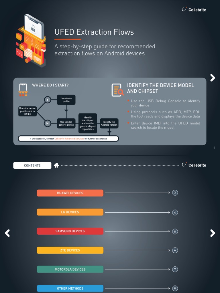 Extraction Flowcellebrite | PDF | Android (Operating System) | Encryption