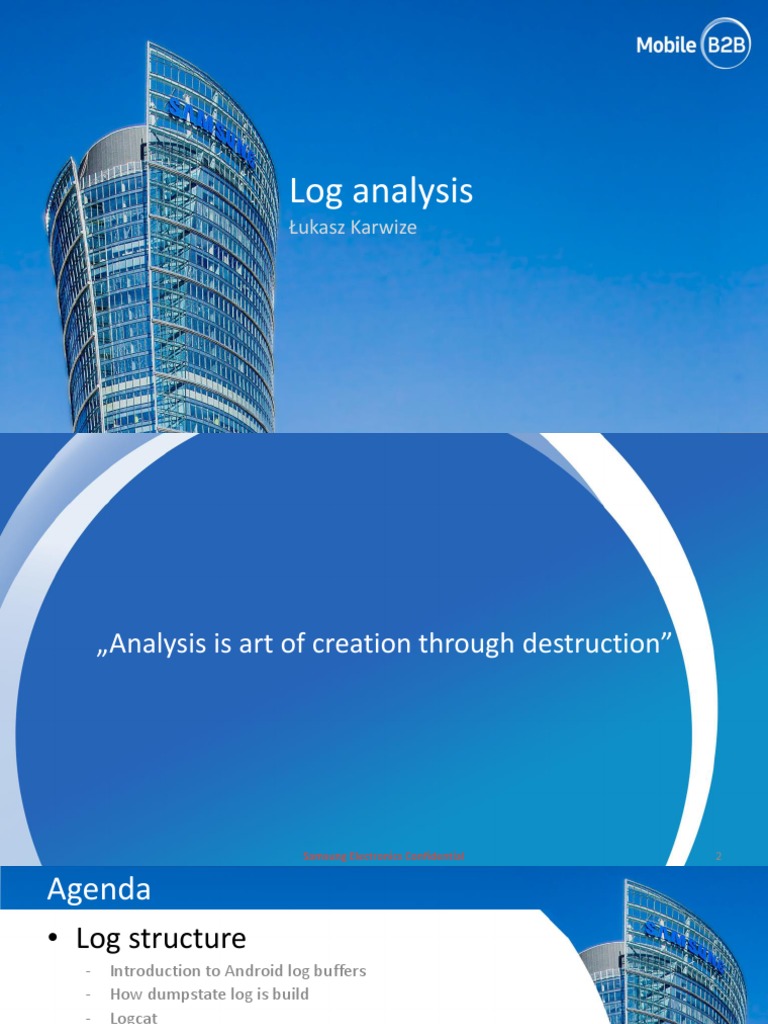 Log Analysis 2018 Pdf Android Operating System Computer File