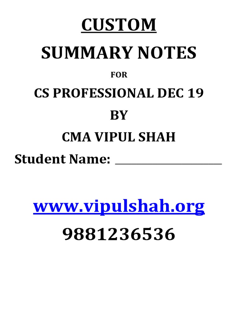 Custom Duty Notes for CS Professionals | PDF | Dumping (Pricing Policy ...