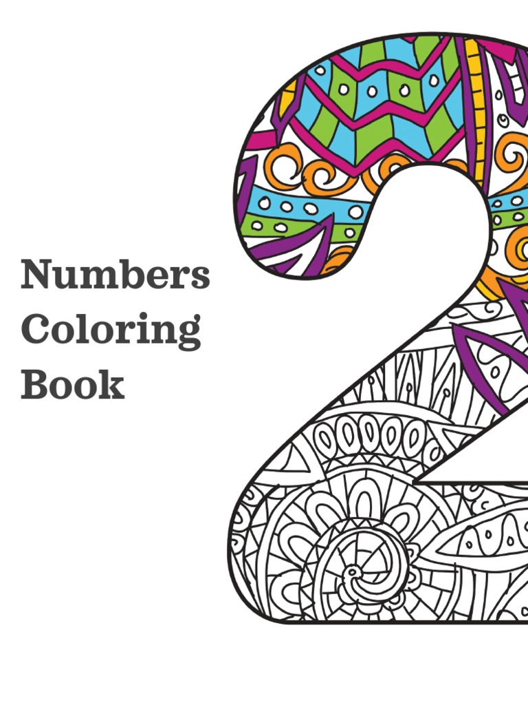 Numbers Coloring Book | PDF