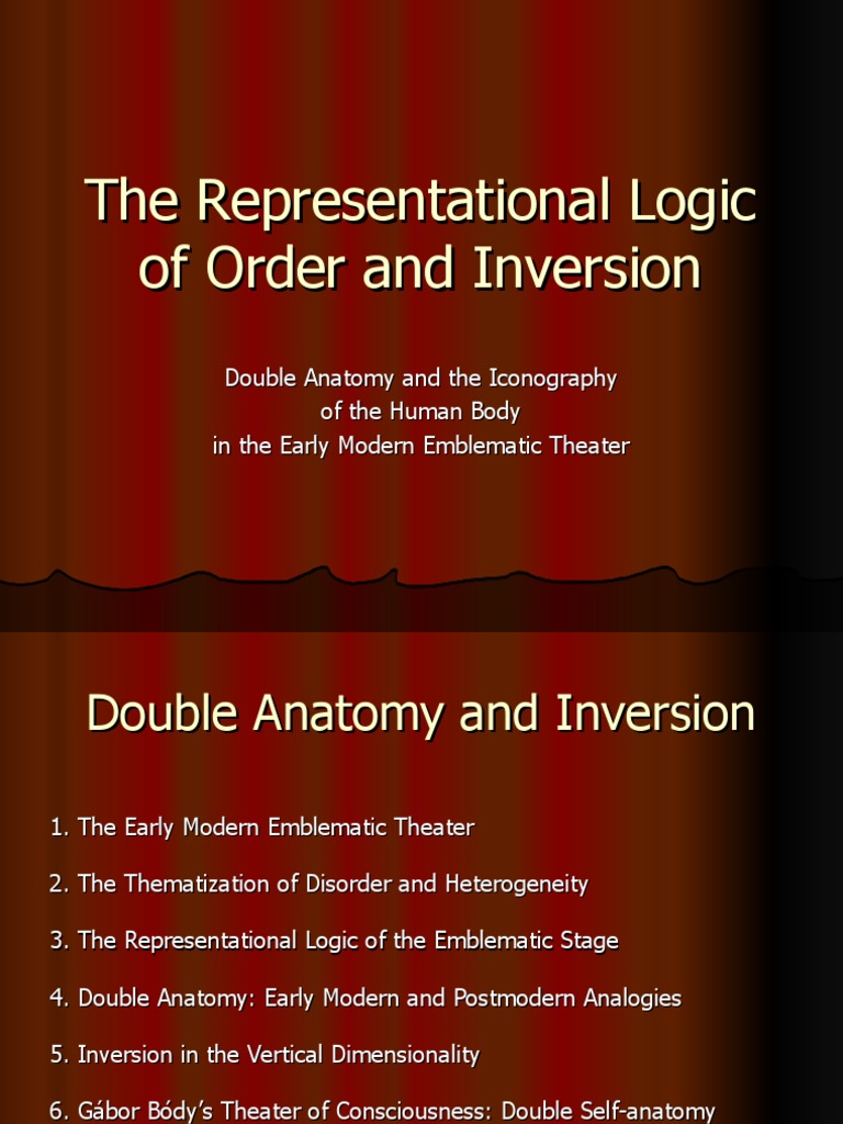 The Representational Logic of Order and Inversion | PDF | Hamlet | Mind