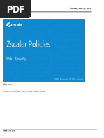 Zscaler Internet Access (ZIA) Administrator Introduction Student Guide | PDF | Cloud Computing ...