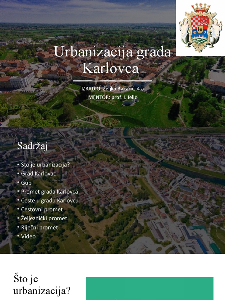 Urbanizacija Grada Karlovca | PDF