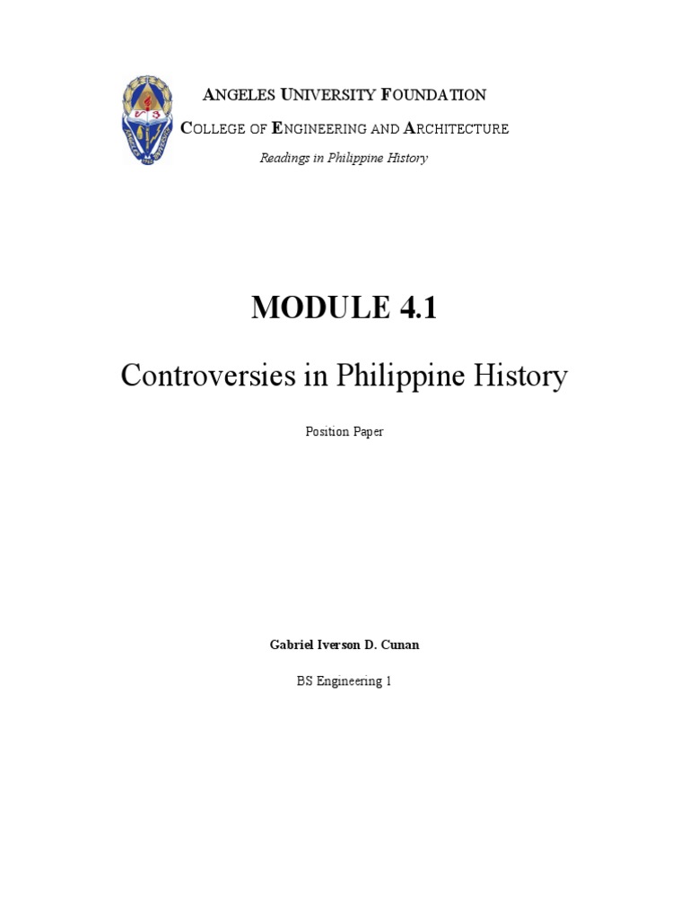 Cunan - RPH Controversies Position Paper | PDF | Philippines | Justice