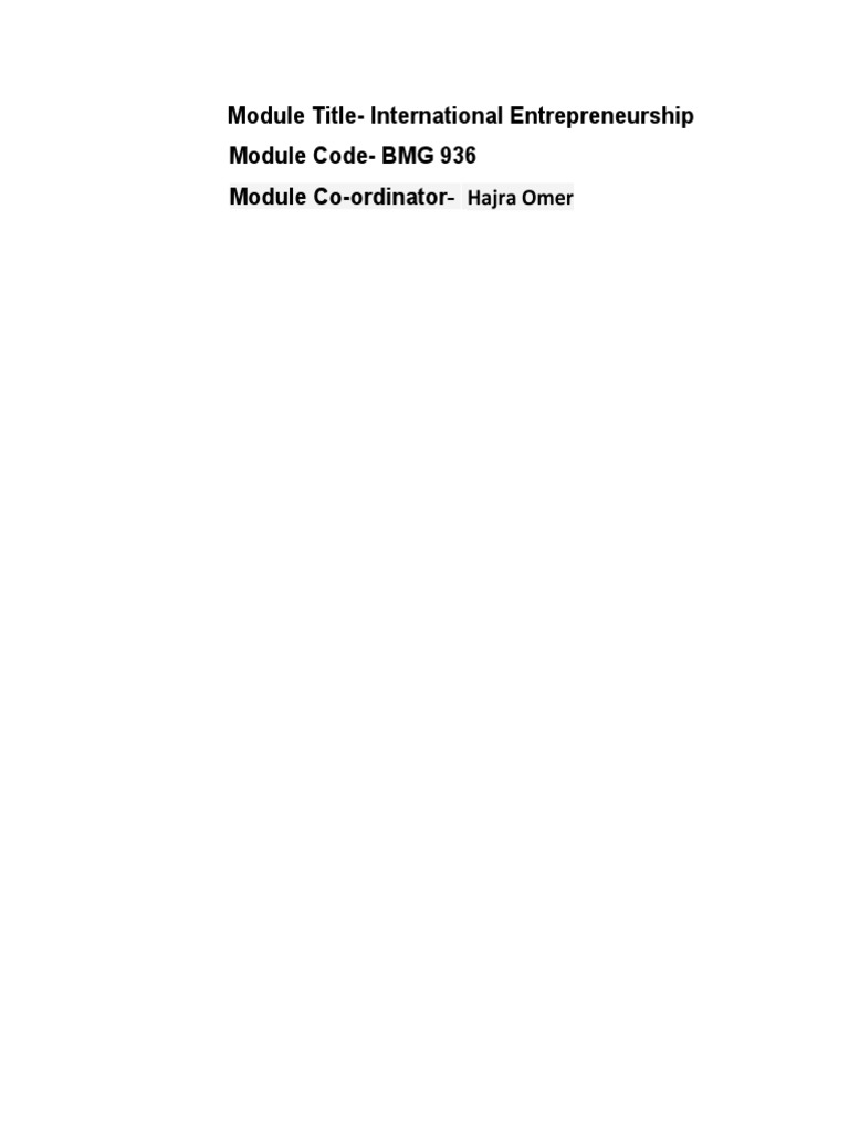 BMG 936 | PDF | Entrepreneurship | Innovation