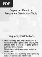 Organizing Data in Tabular Form | PDF