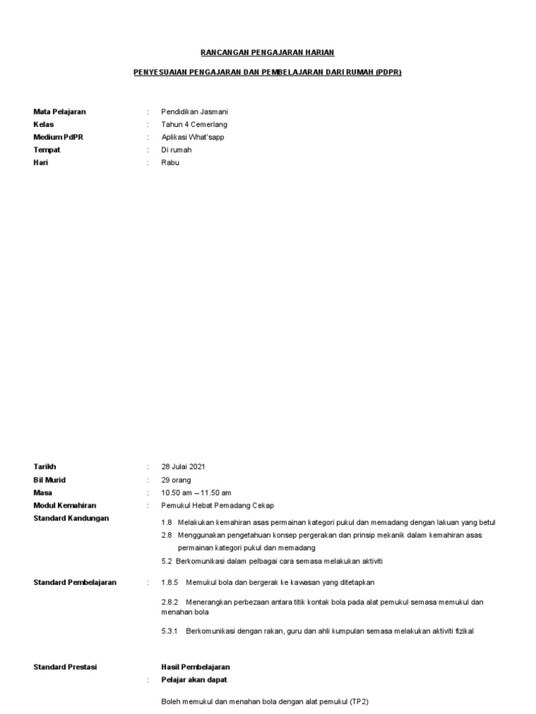 RPH PJ 4C M19 (28.7.2021) | PDF