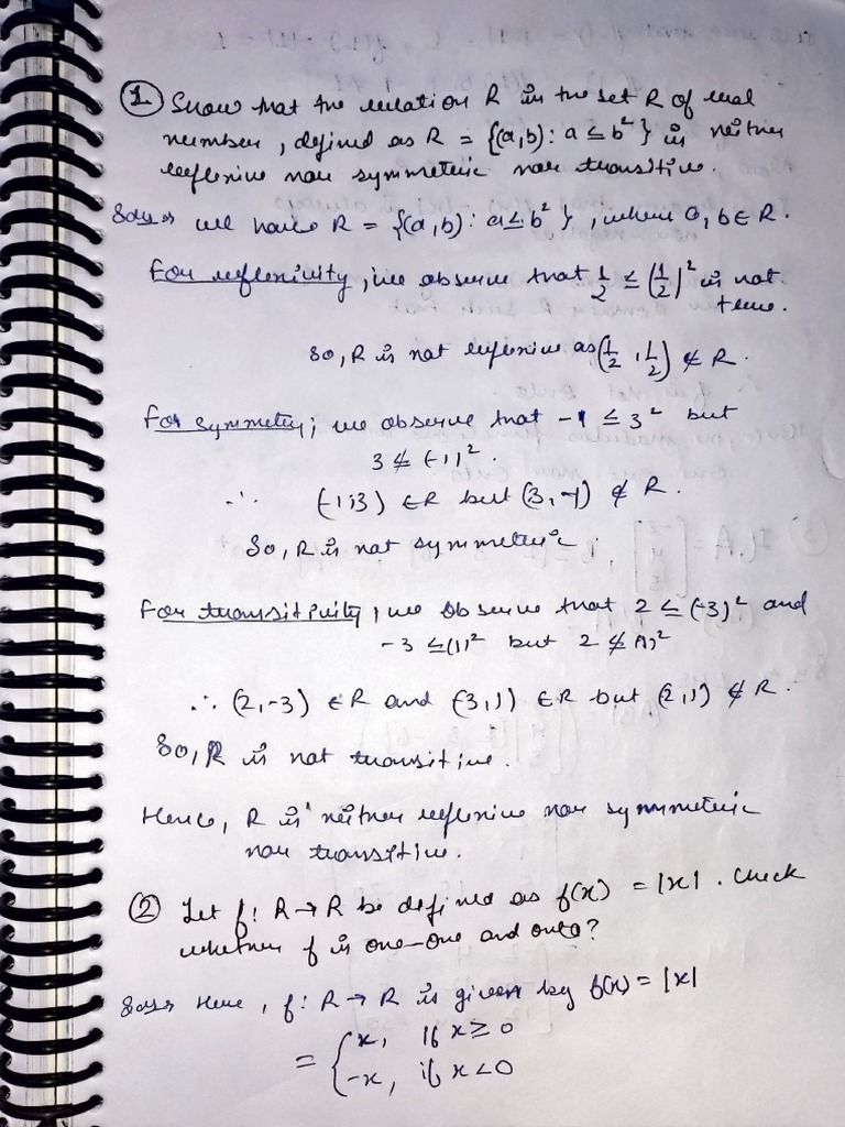 Maths Winter Assignment Handwritten | PDF