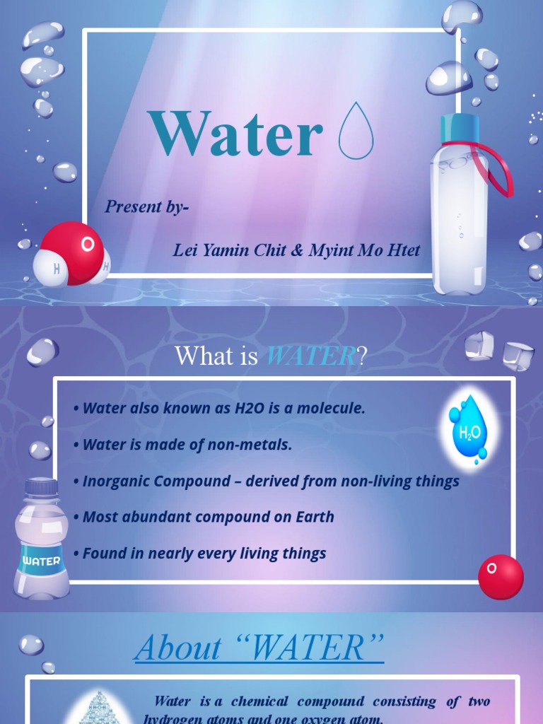 Water? | PDF | Water | Chemical Polarity