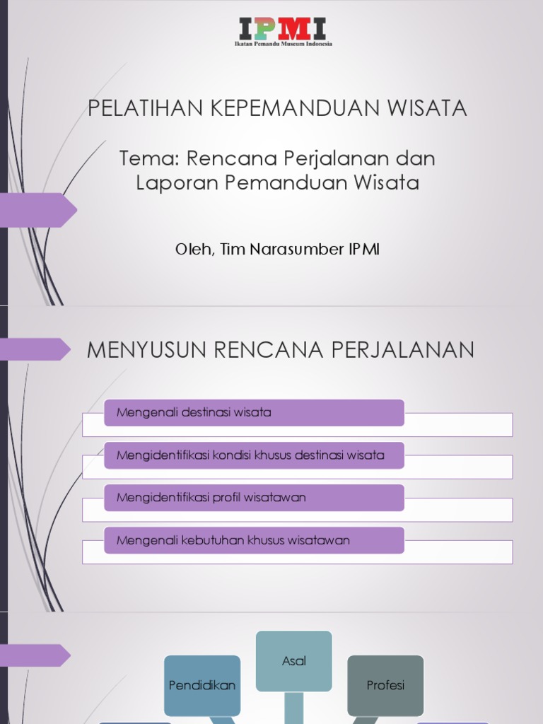 Materi Yuli - Rencana Perjalanan | PDF