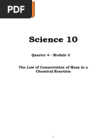 Science 10 Q4 Module 1 | PDF | Gases | Temperature