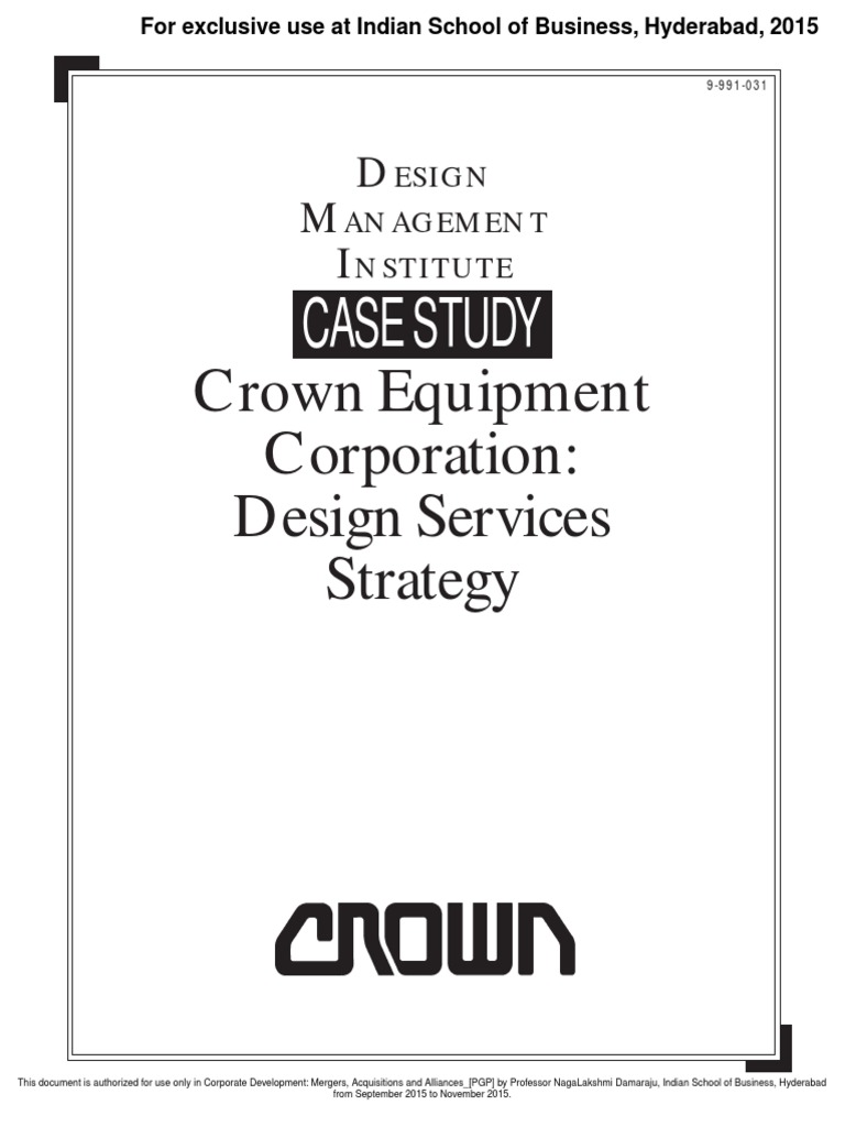 1.crown Equipment | PDF | Business