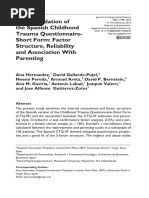 Childhood Trauma Questionnaire Scoring | PDF | Psychological Trauma ...