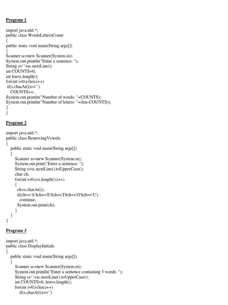 10 ICSE APC Computer Applications Chapter 2 Library Classes UNSOLVED PROGRAMS SOLUTIONS | PDF ...