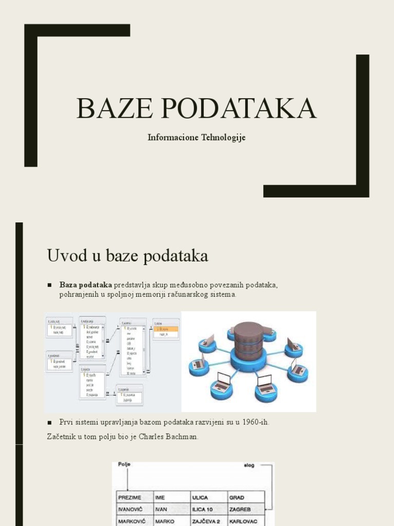 Baze Podataka | PDF