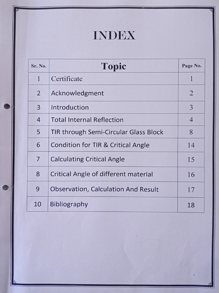 Physics Project File Akash Chandela | PDF | Refraction | Reflection ...