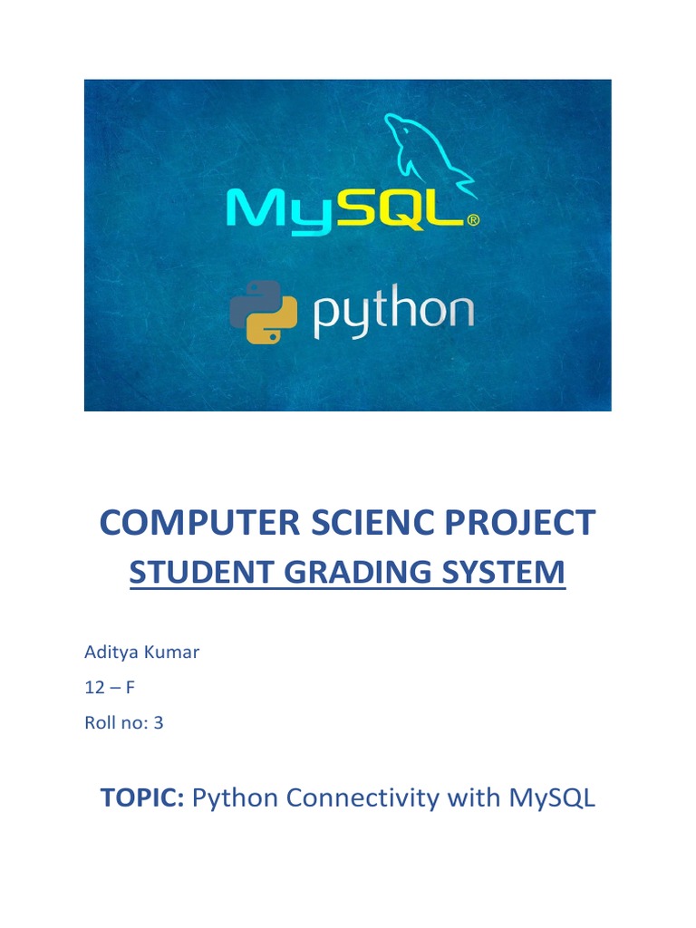 Aditya Kumar - Student Grading System | PDF | Software Development | Software