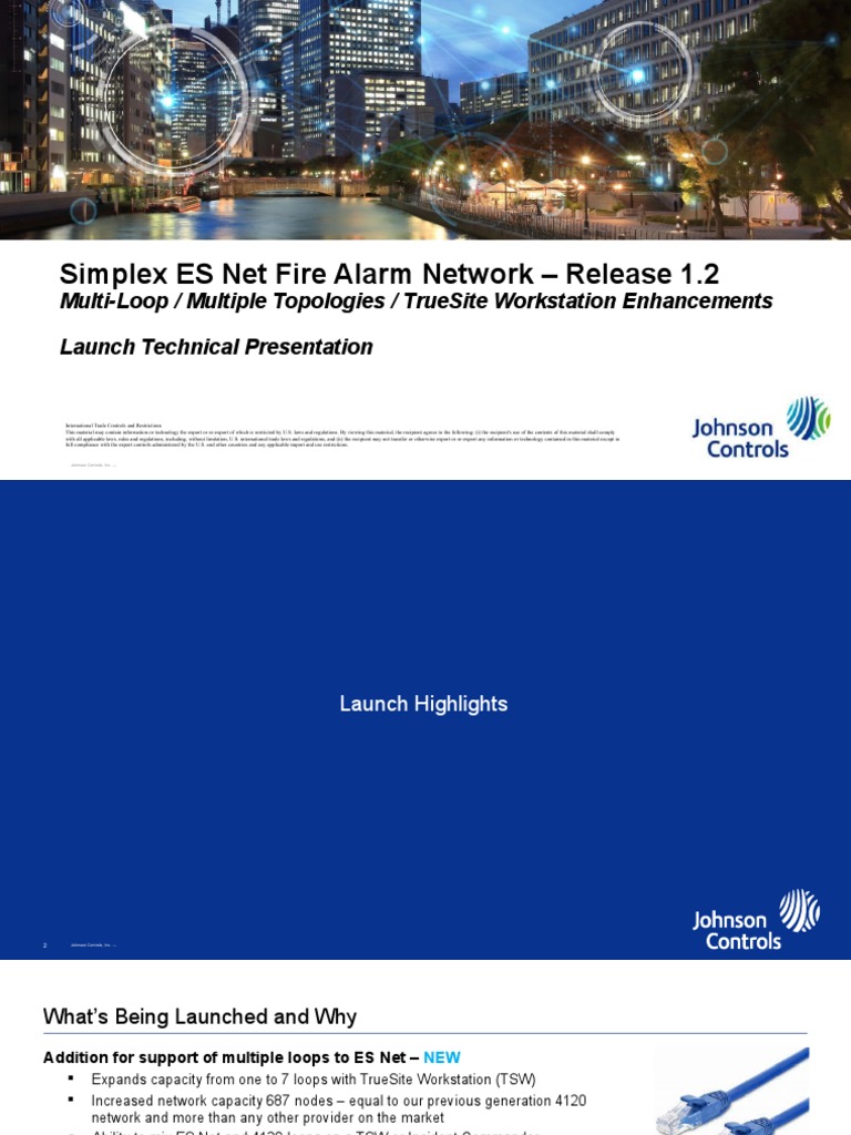Simplex ES Net 1-2 Launch Technical Presentation | PDF | Network Interface Controller | Computer ...