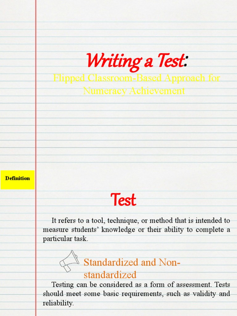 Writing TEst | Download Free PDF | Educational Assessment | Learning