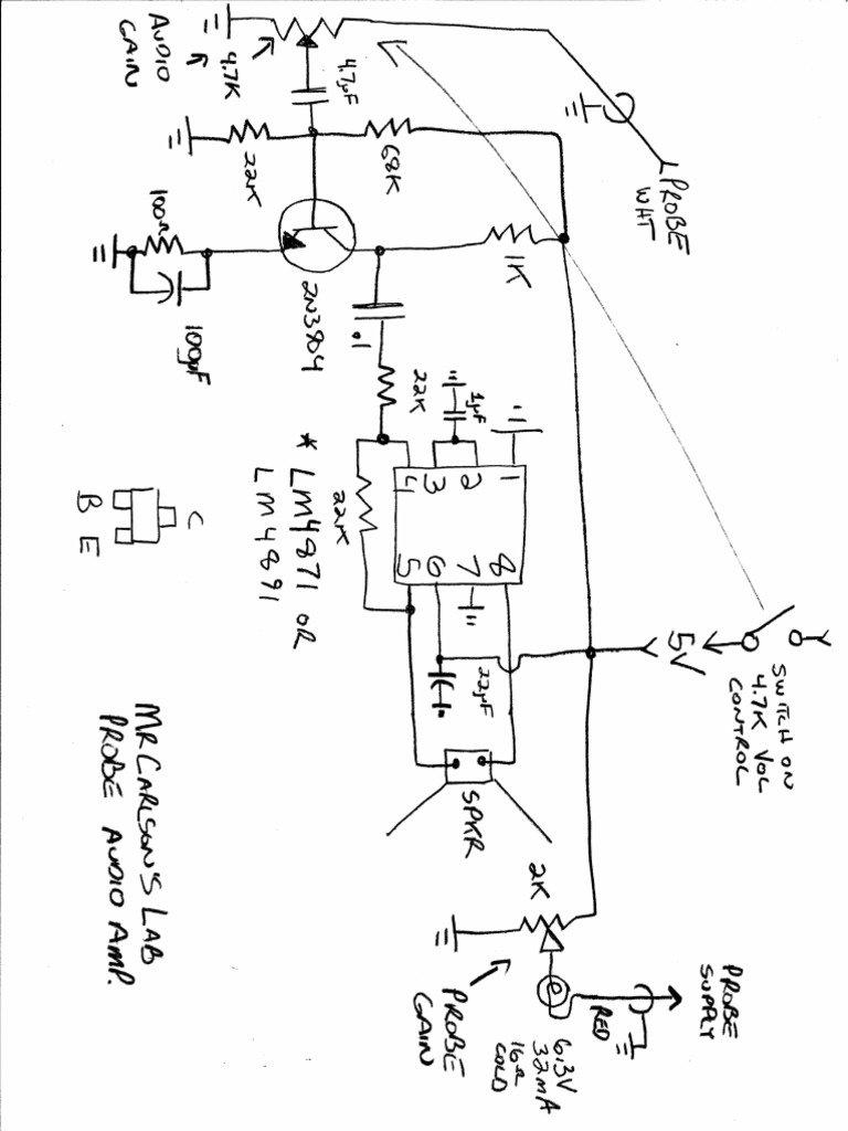Carlson Super Probe Amp Schematic | PDF