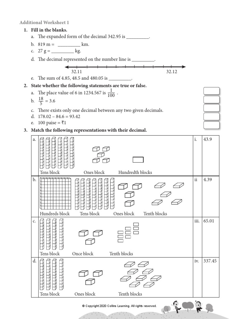 Maths6 ch6 w1 | PDF | Decimal | Numbers
