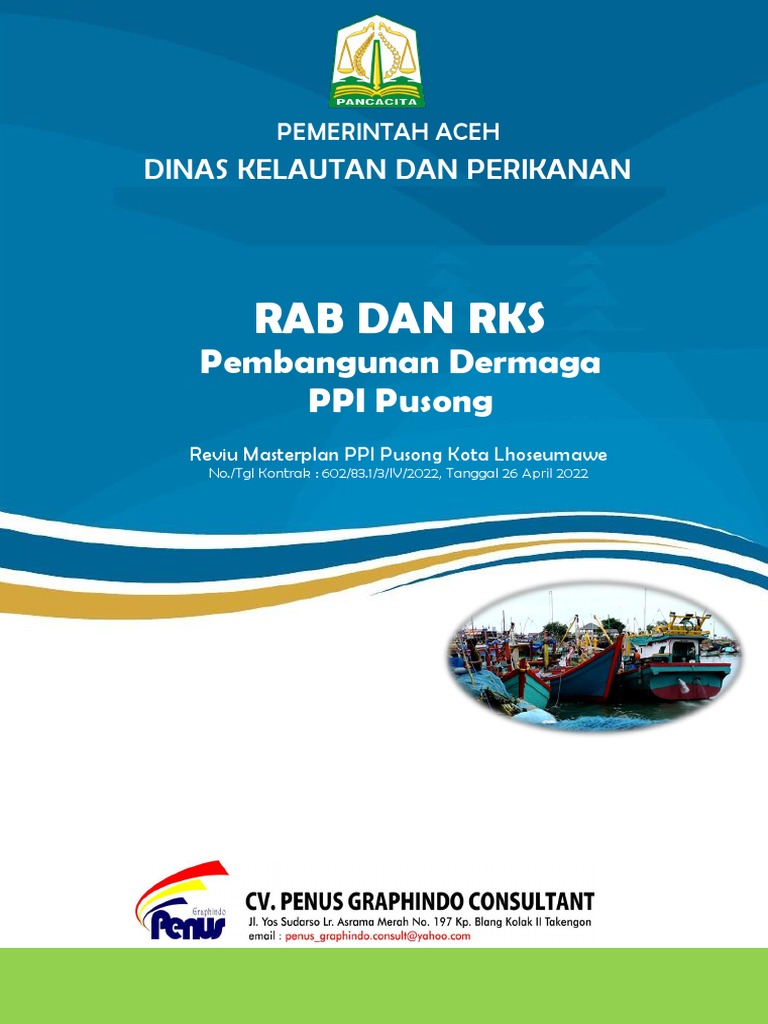 Rencana Anggaran Pembangunan Dermaga | PDF