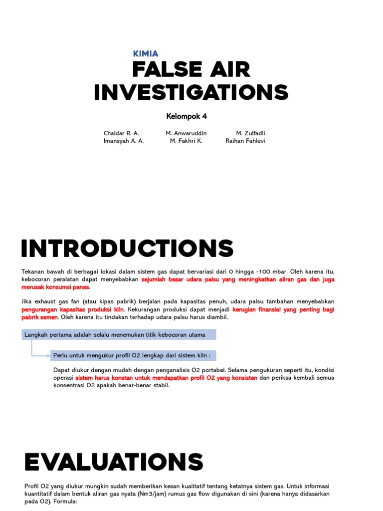 False Air Investigations | PDF