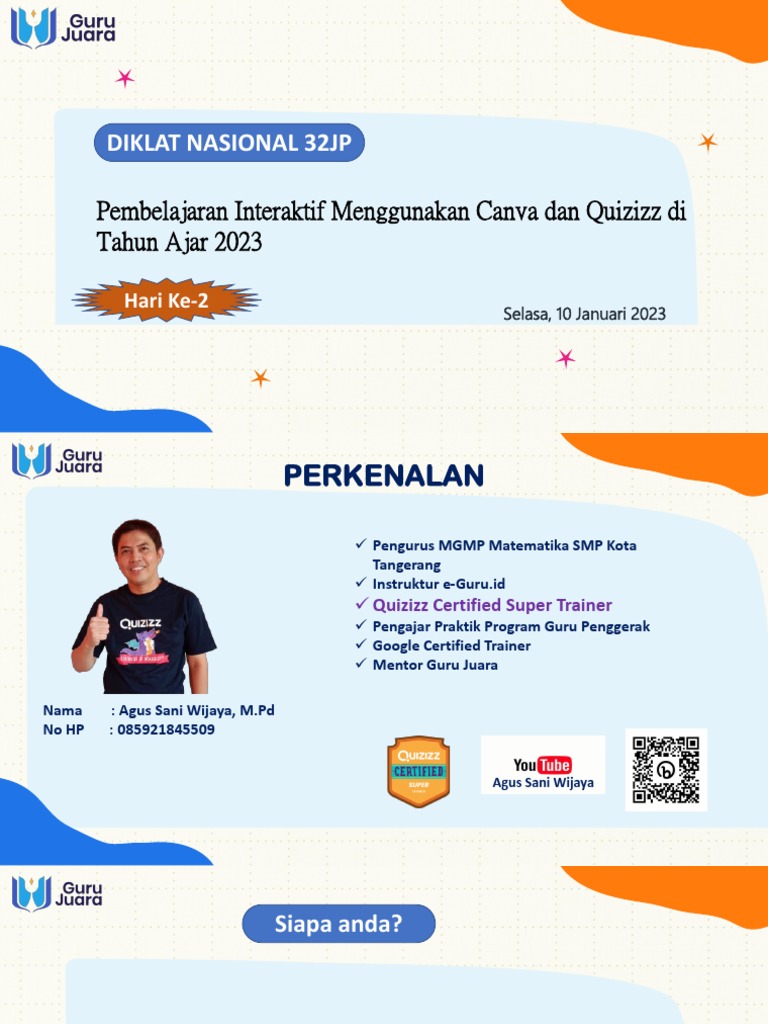 Materi Day2 - Pengenalan Quizizz, Rahasia Mendapatkan Akun Quizizz Super, Dan Pengenalan Fitur ...