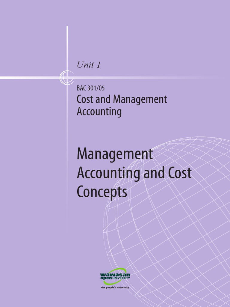 Cost MGMT Accounting U1 | PDF | Management Accounting | Strategic ...