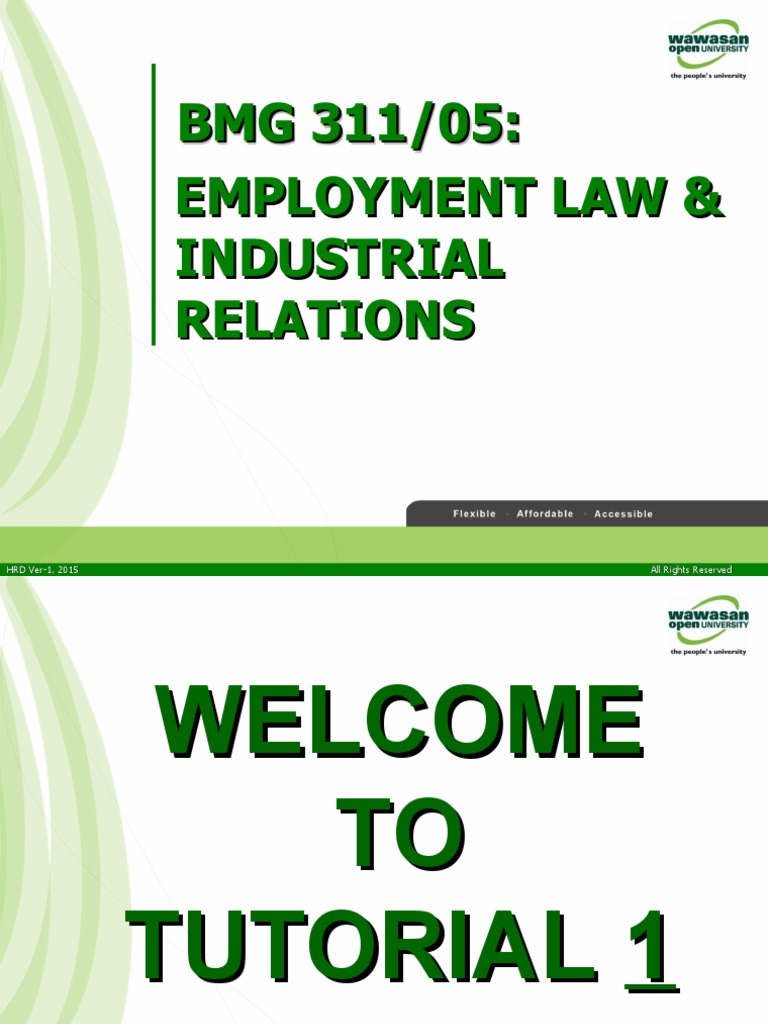 Employment Law & Industrial Relations Malaysia | PDF | Employment | Labour Law