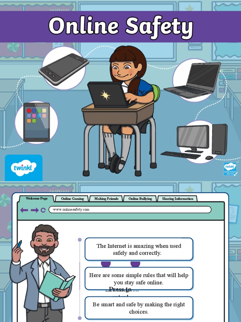 T T 4962 Online Safety For Kids Powerpoint - Ver - 12 | PDF ...