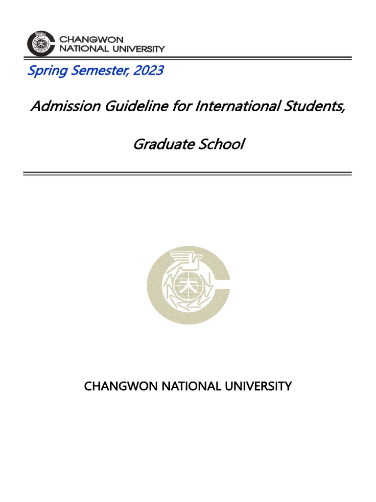 CWNU Spring 2023 Admission Guide | PDF | Sonata | University And ...