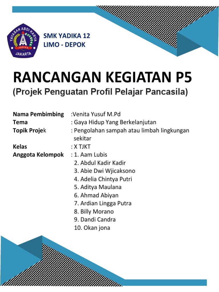 Rancangan Kegiatan P5 | PDF