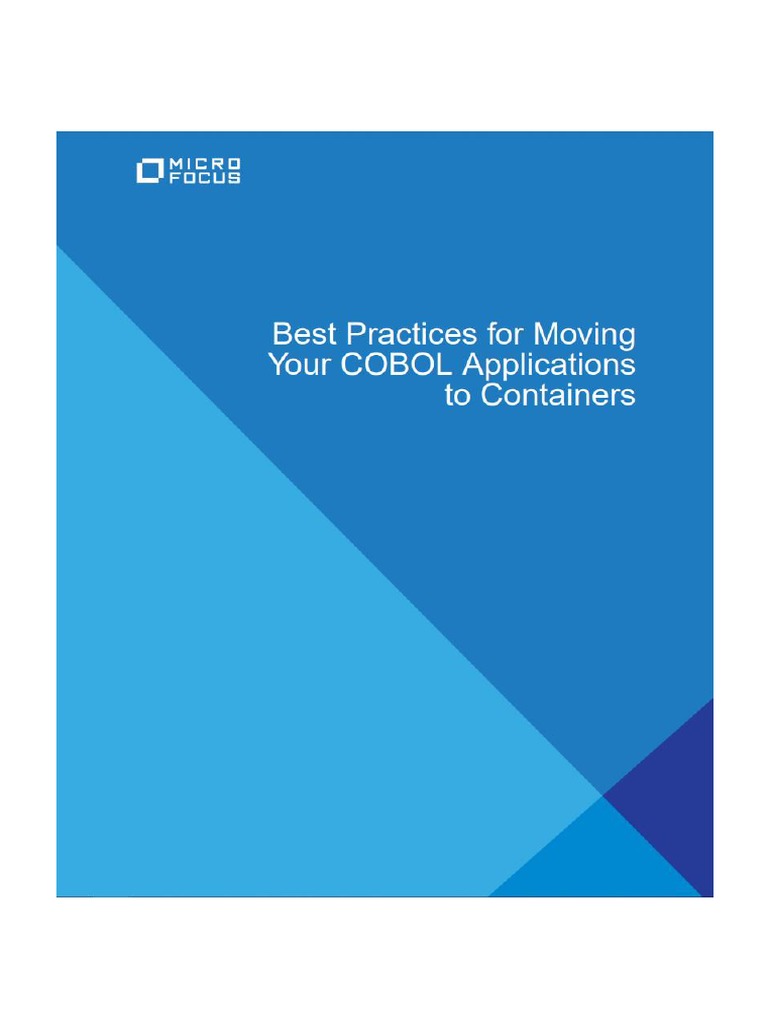 Containers Best Practices | PDF | Version Control | 64 Bit Computing
