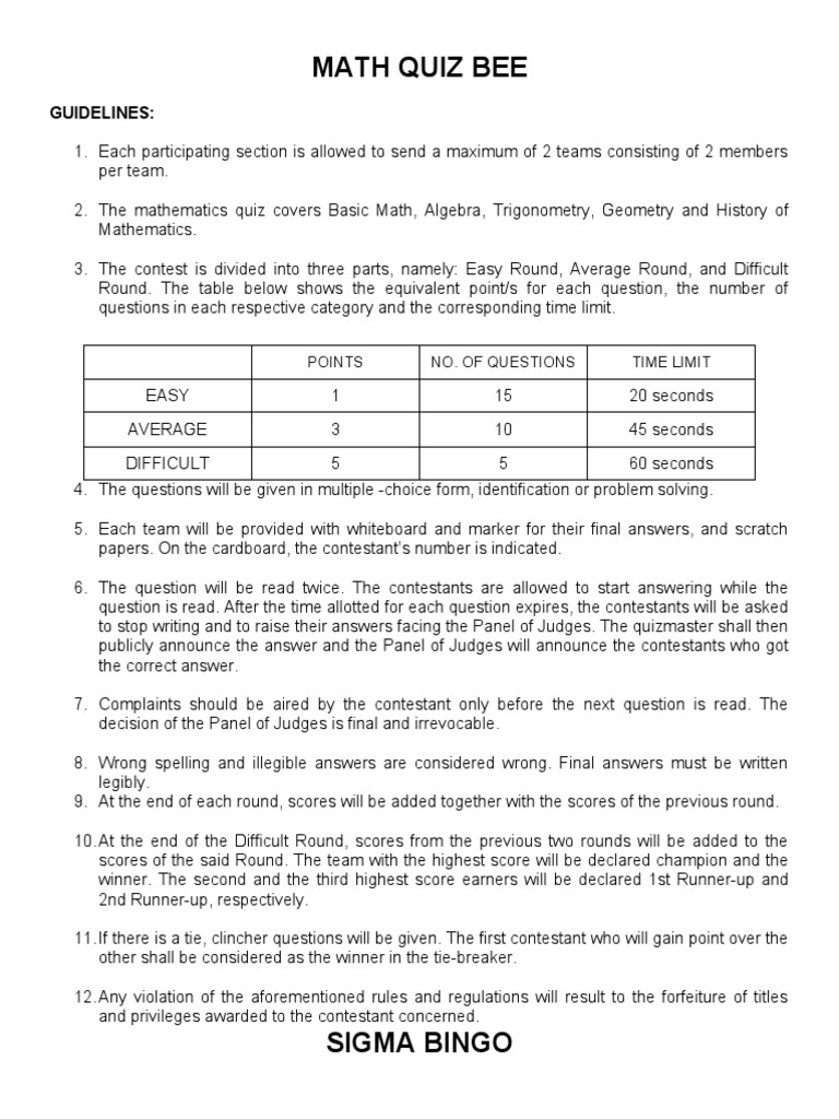 Math Month 2023 Guidelines | Download Free PDF | Mathematics