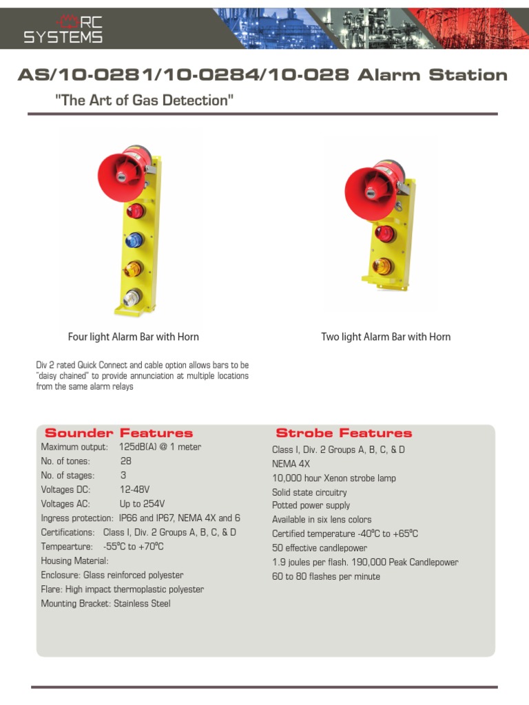 Alarm Station Brochure Rev A | PDF