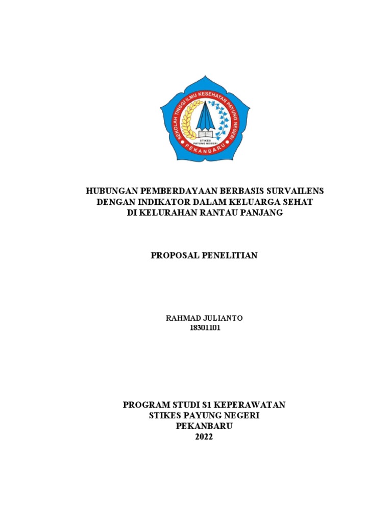 Bismillah Acc (RAHMAD JULIANTO) PROPOSAL 1-3 | PDF