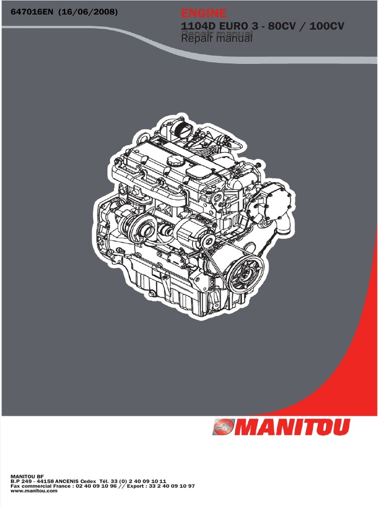 Dokumen - Tips - Manual Motor Perkins 1104d Euro 3 | PDF | Internal ...
