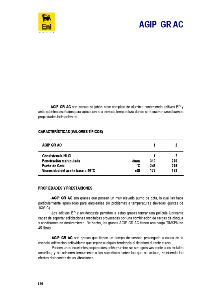 Proporcionando lubricación a alta temperatura: Las características y ...
