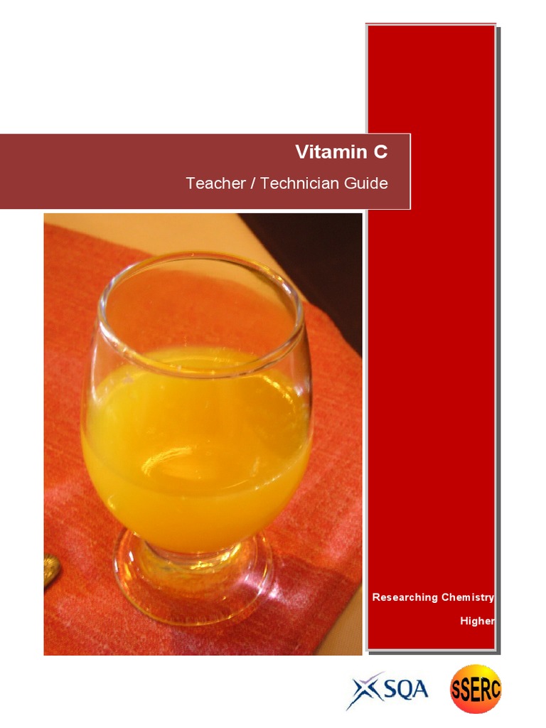 Vitamin_C_Teacher_Technician | PDF | Vitamin C | Titration