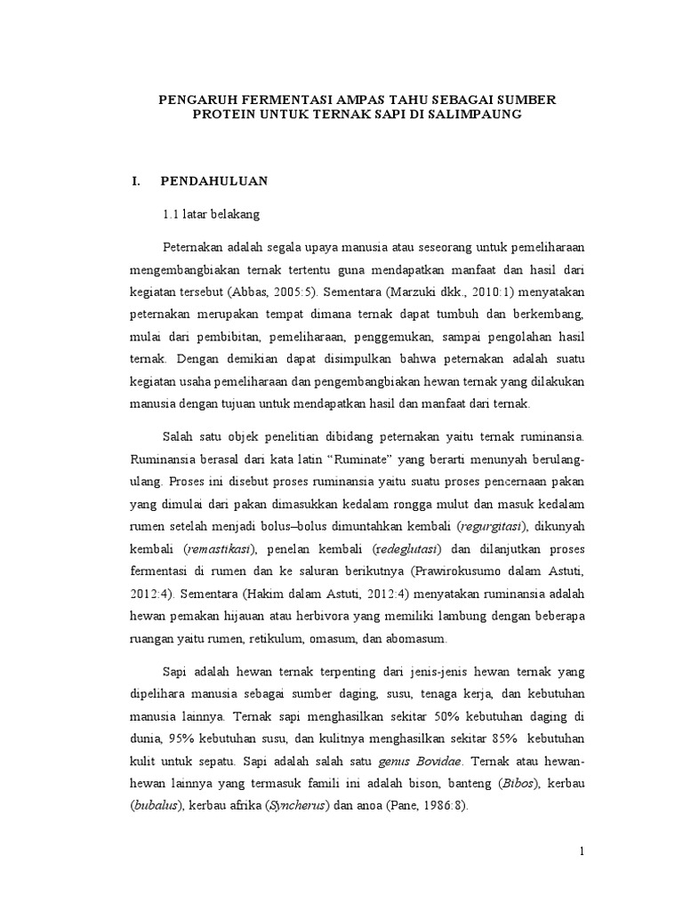 Karyal Ilmiah Fermentasi Ampas Tahu Seb | PDF | Kesehatan Holistik
