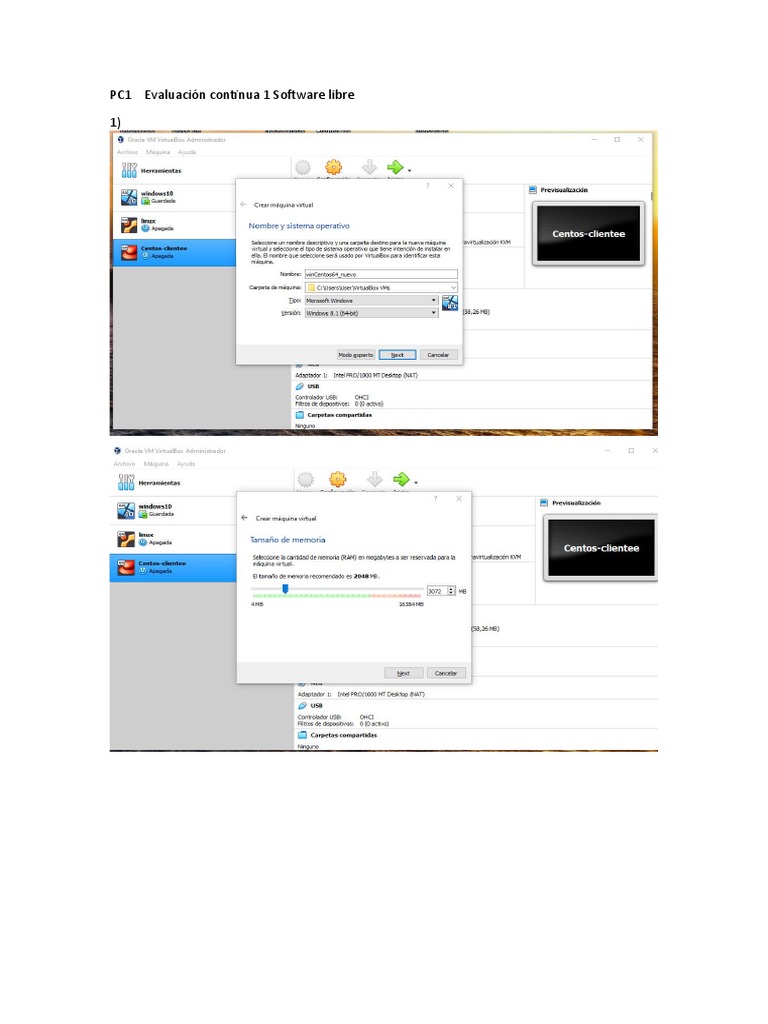 PC1 Evaluación Continua 1 Software Libre | PDF
