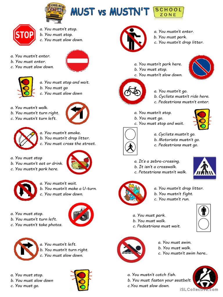 A Collection of Traffic and Transportation Signs and Instructions | PDF ...