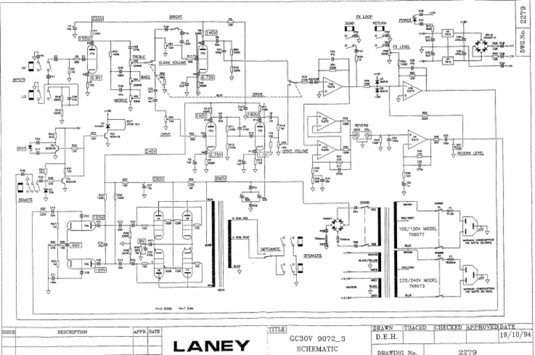 Laney gc30 Amp Schematic | PDF