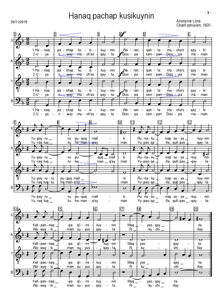 Hanaq Pachap Kusikuynin | PDF